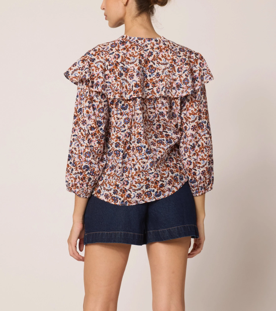 Juno Blouse | Bellucci Print | K. McCarthy
